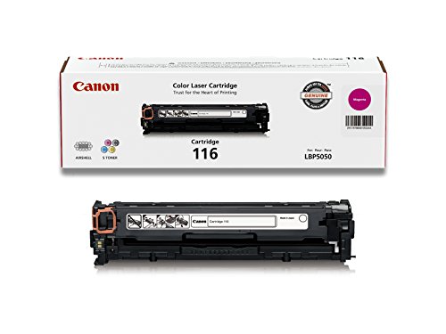 Canon Genuine Toner, Cartridge 116 Magenta (1978B001), 1 Pack Color imageCLASS MF8050Cn, MF8080Cw Laser Printer