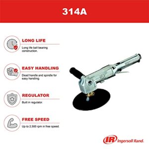 Ingersoll Rand 314A 7-inch Polisher & Buffer, Composite Pad, 2500 RPM, 0.4 HP