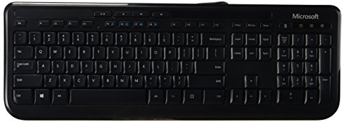 Microsoft Wired Keyboard 600 (Black). Wired Keyboard for Gaming Experience. USB Connectivity. Spill Resistant Design.