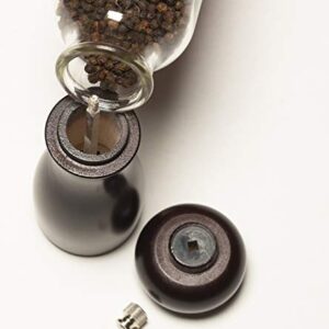 Olde Thompson 6 Caffe Wood Pepper Mill and Salt Shaker Set