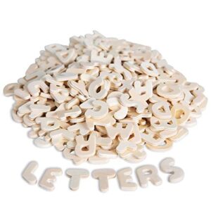 wooden letters (set of 300)