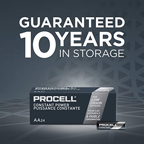 ProCell Alkaline Constant AA Batteries, 1.5V Alkaline AA for Low Drain Professional Devices, Double A Battery with Long-Lasting Power, All-Purpose AA Industrial Batteries, 144-Count Bulk Pack