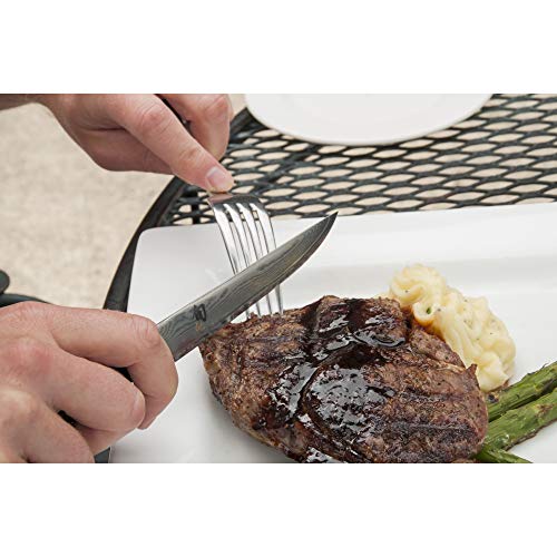 Shun Cutlery Classic Steak Knife Set - 4.75" Steak Knives, 4 Piece, Razor-Sharp Meat Slicing Knife, Keeps Juices in Steak and Preserves Flavor, Handcrafted Japanese Kitchen Knives