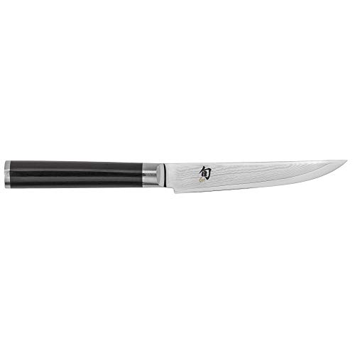 Shun Cutlery Classic Steak Knife Set - 4.75" Steak Knives, 4 Piece, Razor-Sharp Meat Slicing Knife, Keeps Juices in Steak and Preserves Flavor, Handcrafted Japanese Kitchen Knives