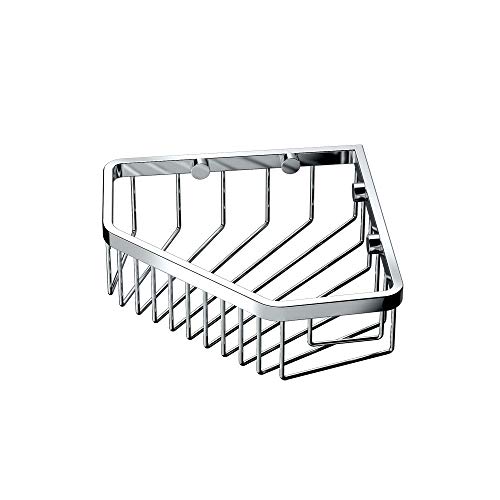 Gatco 1499 8-1/2-Inch Shower or Tub Corner Basket, Chrome