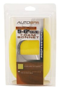 autospa 40409as foam 5-6″ polishing bonnet