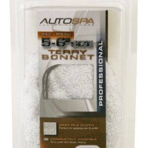 AutoSpa 40400AS 5-6" Cotton Terry Polishing Bonnet (2-Pack)