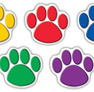 Teacher Created Resources Paw Print Accents, Colorful (4114) - 30 Count