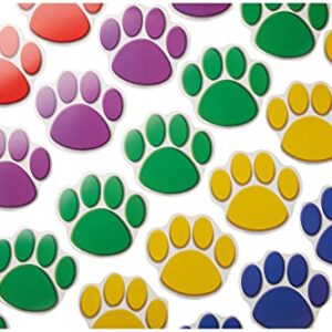 Teacher Created Resources Paw Print Accents, Colorful (4114) - 30 Count