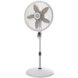 lasko lasko-18 remote control elegance & performance pedestal, 3-speed (1850) household fans, 26 x 21 x 6 inches, white