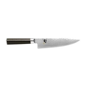 shun cutlery classic chef’s knife 8”, thin, light kitchen knife, ideal for all-around food preparation, authentic, handcrafted japanese knife, professional chef knife