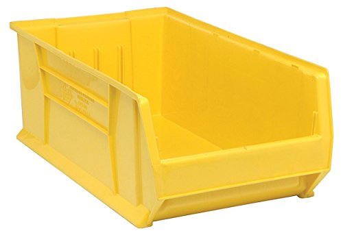 Quantum Storage Systems Storage Containers, 29-7/8"L x 16-1/2"W x 11" H, Yellow