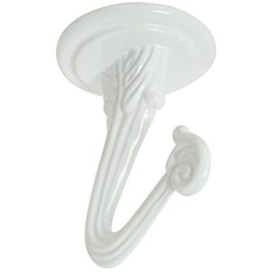 national hardware n274-845 v2671 swag hooks in white , 1-1/2″, 2 piece