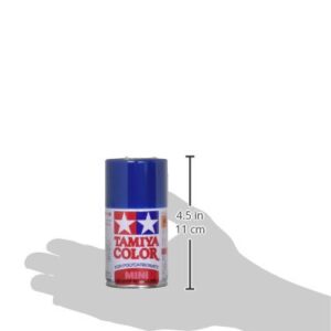 Tamiya TAM86004 86004 PS-4 Blue Spray Paint, 100ml Spray Can