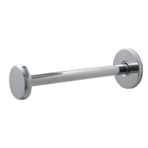 universal 10″ pullout garment rod finish: satin chrome