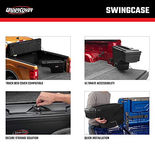 UnderCover SwingCase Truck Bed Storage Box | SC200D | Fits 1999 - 2016 Ford F-250/350 Super Duty Drivers Side