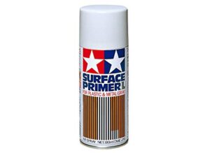 tamiya tam87042 87042 surface primer l gray, 180ml spray can, light gray