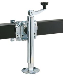 reese towpower 74413 trailer swivel mount jack, chrome