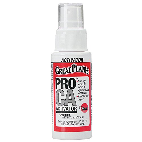 Great Planes Pro CA Foam Safe Activator (Accelerator) Pump Spray 2 oz