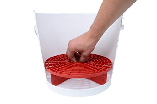 The Grit Guard Insert (Red) - Fits 12 inch Diameter Bucket