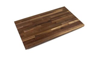 john boos walkct-bl1825-o blended walnut counter top with oil finish, 1.5″ thickness, 18″ x 25″