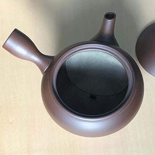 Hase potting E408 Purple mud Yokkaichi Banko teapot (Japan Import)