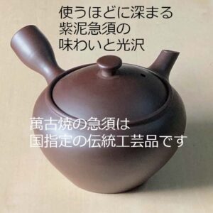 Hase potting E408 Purple mud Yokkaichi Banko teapot (Japan Import)