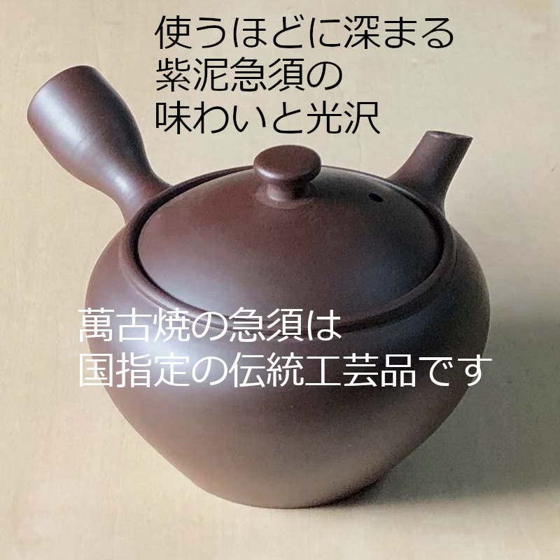 Hase potting E408 Purple mud Yokkaichi Banko teapot (Japan Import)