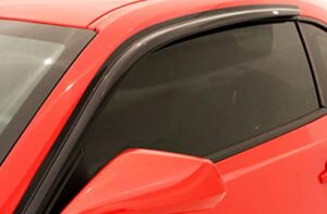 auto ventshade [avs] ventvisor / rain guards | outside mount, smoke color, 4 pc | 94165 | fits 2007 – 2012 nissan sentra