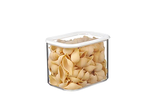 MEPAL, MODULA Storage Box Large for Pasta, Bread Rolls, Cereal, Flour, Coffee, and Meal Prep with Transparent Lid, Airtight, Portable, BPA Free, Holds 4500ml|152oz, 1 Count