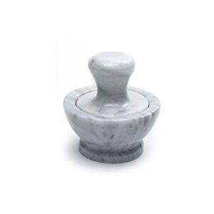 Fox Run Marble Mortar and Pestle, White