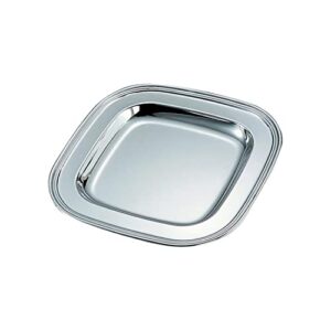 square tray in nickel finish (11.5 in. l x 11.5 in. w)