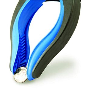 Ettore Grip'n Grab: Multi-Purpose Reach Tool with Rotating Rubber Grip Head, Blue