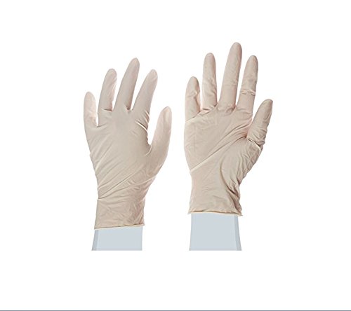 Dynarex Safe-Touch Powder-Free Latex Exam Gloves, Large, Box/100