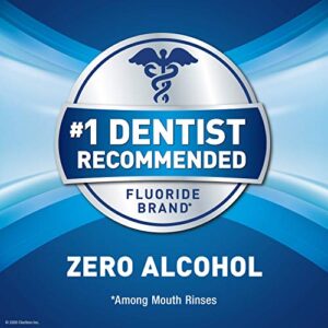 ACT Total Care Zero Alcohol Anticavity Fluoride Mouthwash 33.8 fl. oz. (Pack of 3) Fresh Mint