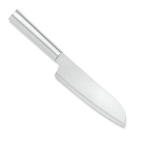 rada cutlery cook’s knife – stainless steel blade with brushed aluminum handle made in usa, 10-7/8 inches