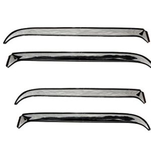 Auto Ventshade [AVS] Ventshade / Rain Guards | Stainless Steel Finish, 4 pc | 14088 | Fits 1979 - 1982 Ford LTD 1979 - 82 Mercury Marq 1983 - 91 Mercury Grand Marquis 1987 - 91 Ford LTD Crown Victoria