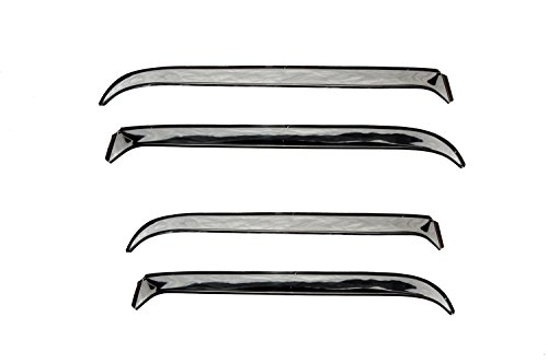 Auto Ventshade [AVS] Ventshade / Rain Guards | Stainless Steel Finish, 4 pc | 14088 | Fits 1979 - 1982 Ford LTD 1979 - 82 Mercury Marq 1983 - 91 Mercury Grand Marquis 1987 - 91 Ford LTD Crown Victoria