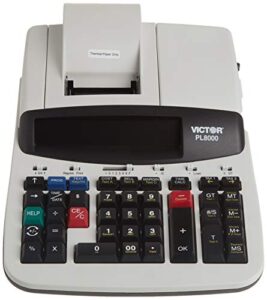 victor technology pl8000 thermal printing calculator, prompt logic, help key, 8.0 lines per second