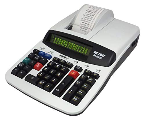 Victor Technology PL8000 Thermal Printing Calculator, Prompt Logic, Help Key, 8.0 Lines Per Second