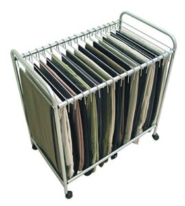 ideaworks rolling pants trolley, steel