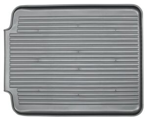 better houseware 1480.5 dish drain board, standard, metallic silver