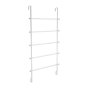 organize it all over the door chrome hanging towel rack