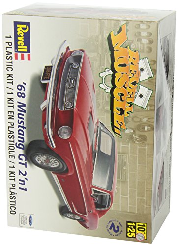 Revell 1:25 '68 Mustang GT 2 'N 1, Red