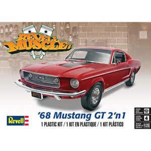 Revell 1:25 '68 Mustang GT 2 'N 1, Red