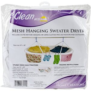 innovative home creations 4000 jumbo sweater dryer 54″x28″-white