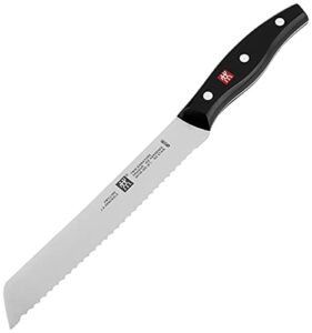 zwilling twin signature 8-inch bread knife, cake knife, razor-sharp, made in company-owned german factory with special formula steel perfected for almost 300 years, dishwasher safe