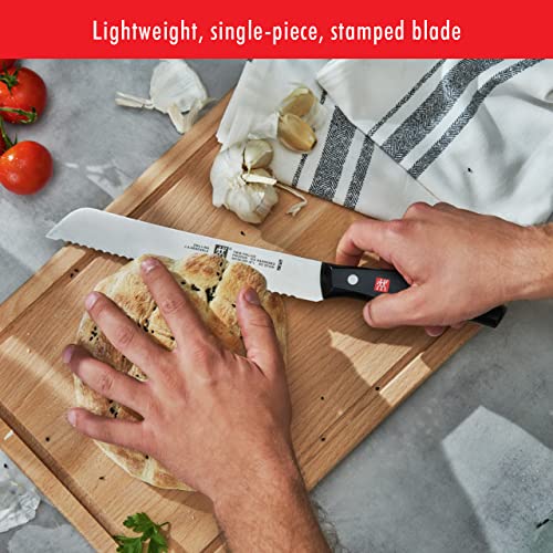 ZWILLING Twin Signature 8-inch Bread Knife, Cake Knife, Razor-Sharp, Made in Company-Owned German Factory with Special Formula Steel perfected for almost 300 Years, Dishwasher Safe