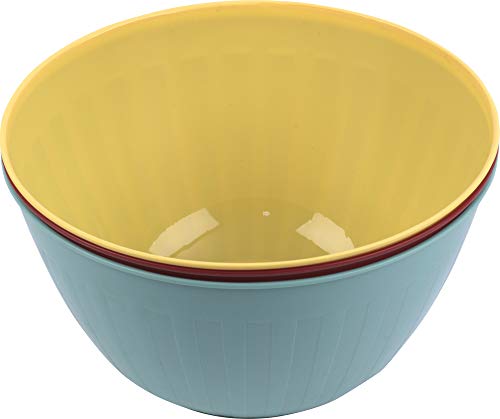 BRADSHAW INTERNATIONAL 11642 7QT MP Plastic Bowl, Blue, Large