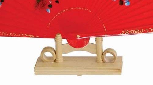 "Bamboo Hand Fan Stand For 13"" Or 9"" Fans (FAN NOT INCLUDED)"